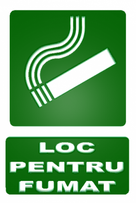 Sticker loc pentru fumat | stickere.ro
