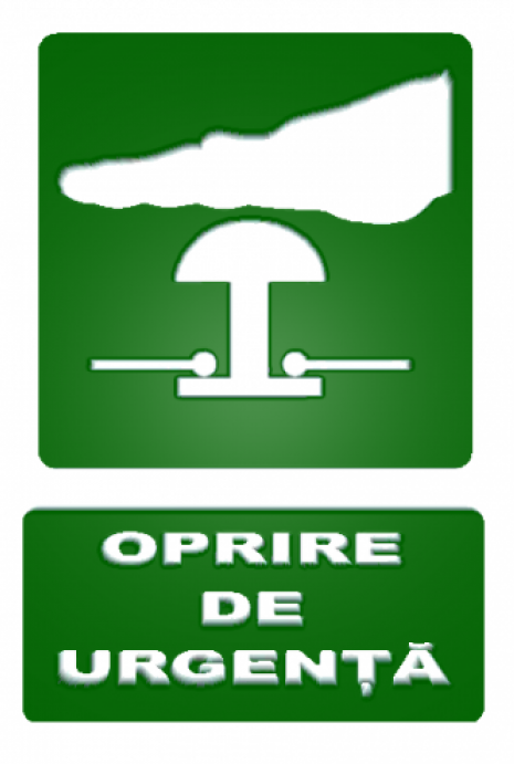 Sticker Oprire de urgenta | stickere.ro