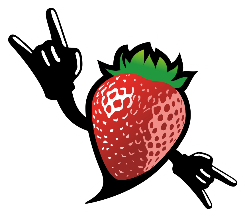 Sticker autocolant capsuna | stickere.ro