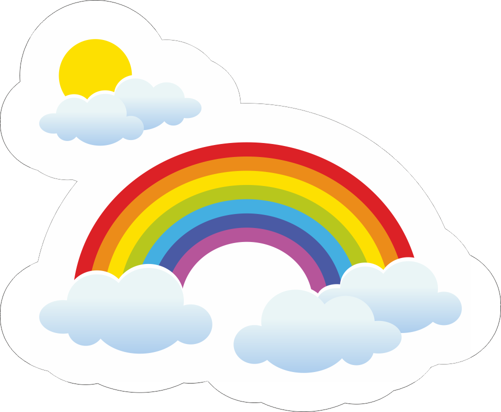 Sticker autocolant Curcubeu | stickere.ro