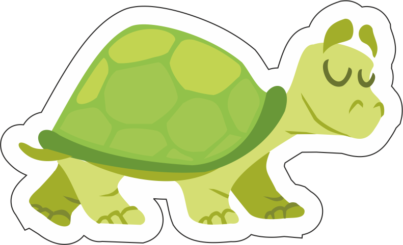 Sticker autocolant Broasca Testoasa | stickere.ro