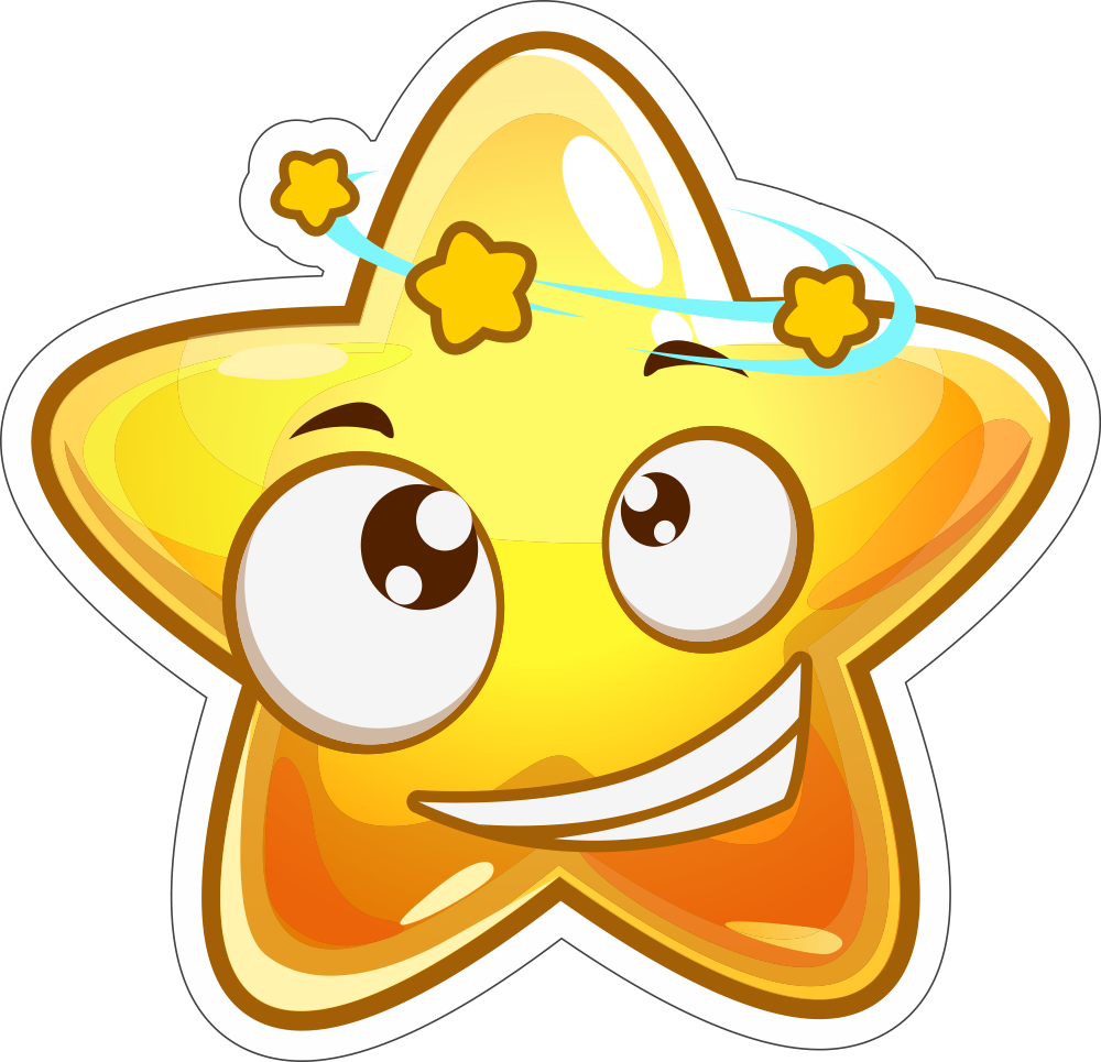 Sticker autocolant Steluta nebuna | stickere.ro