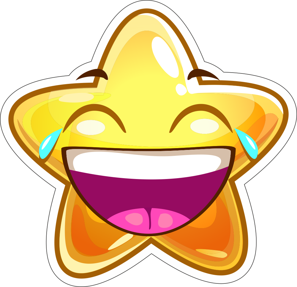 Sticker autocolant Steluta vesela | stickere.ro