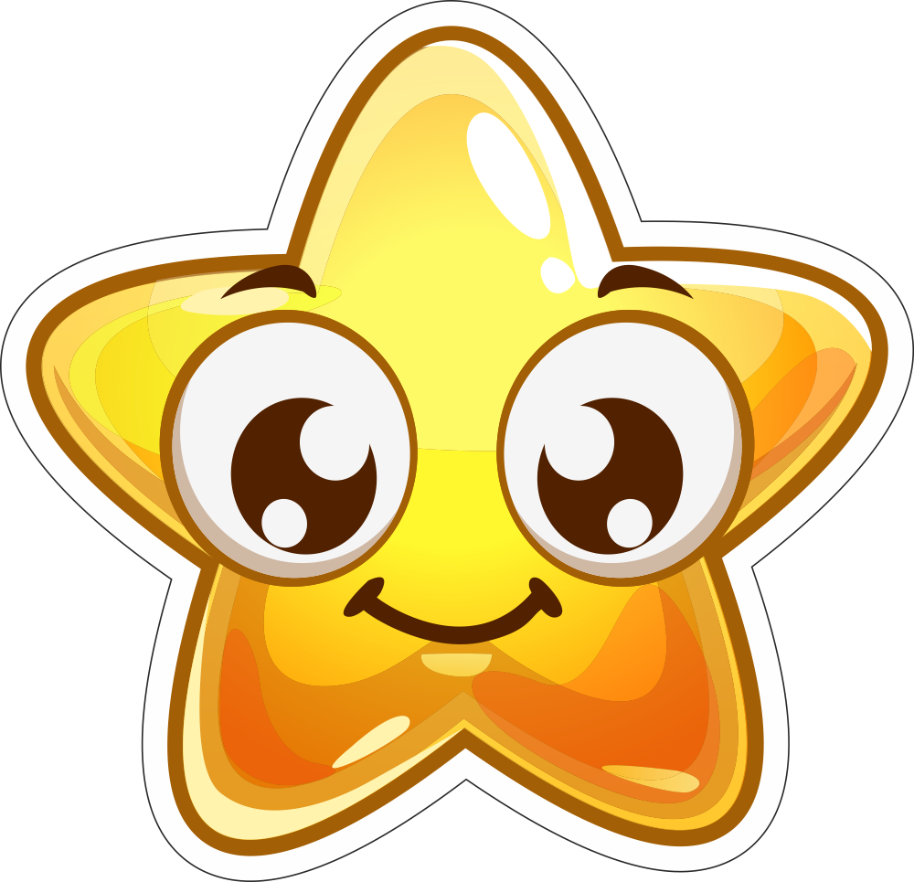 Sticker autocolant Steluta cu ochii mari | stickere.ro