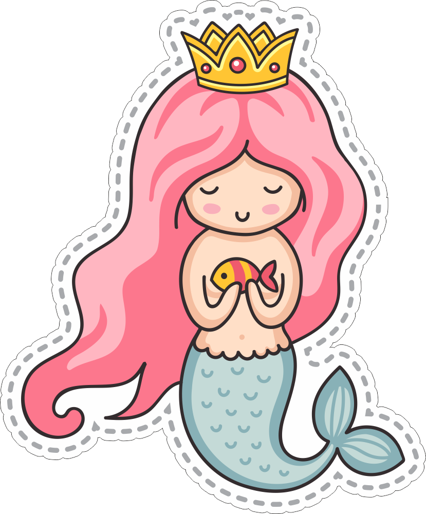 Sticker autocolant Sirena regina | stickere.ro