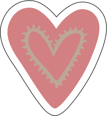 Sticker autocolant Inima in inima | stickere.ro