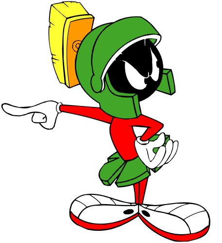 Sticker autocolant Marvin the Martian ( Looney Tunes ) | stickere.ro